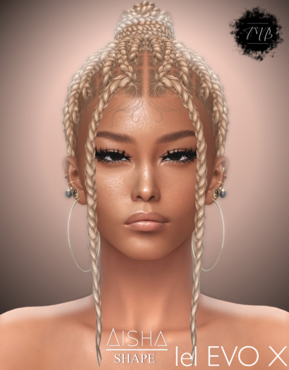 Second Life Marketplace - MPM [ T.M.B ] Aisha Shape Lel EVOX GIFT